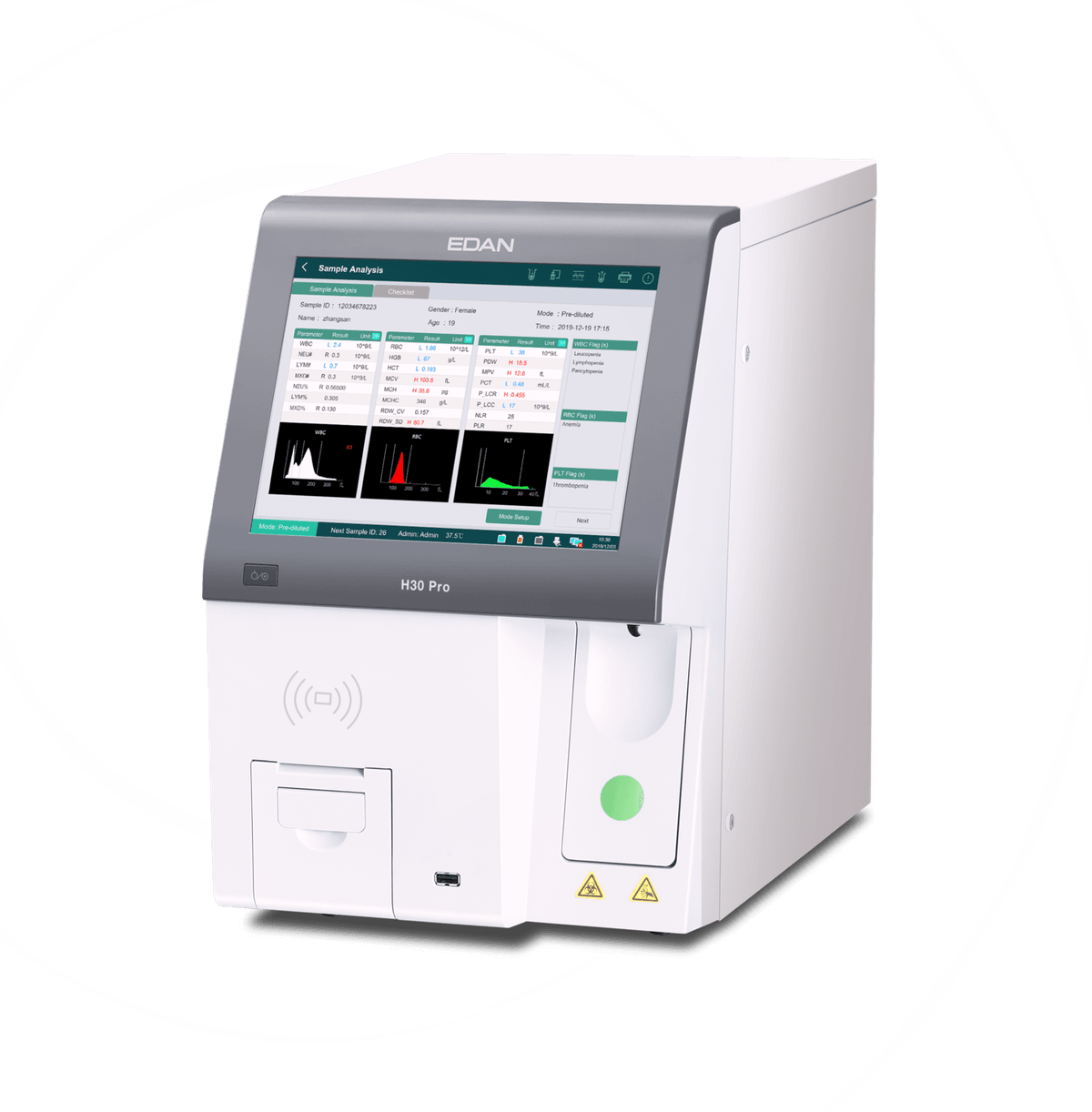 Автоматичний гематологічний аналізатор Edan H30 Pro — ціна, купити в ...